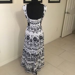 Phool | Dresses | Phool Maxi Dress Xl 0 Cotton Fully Lined Black And ...